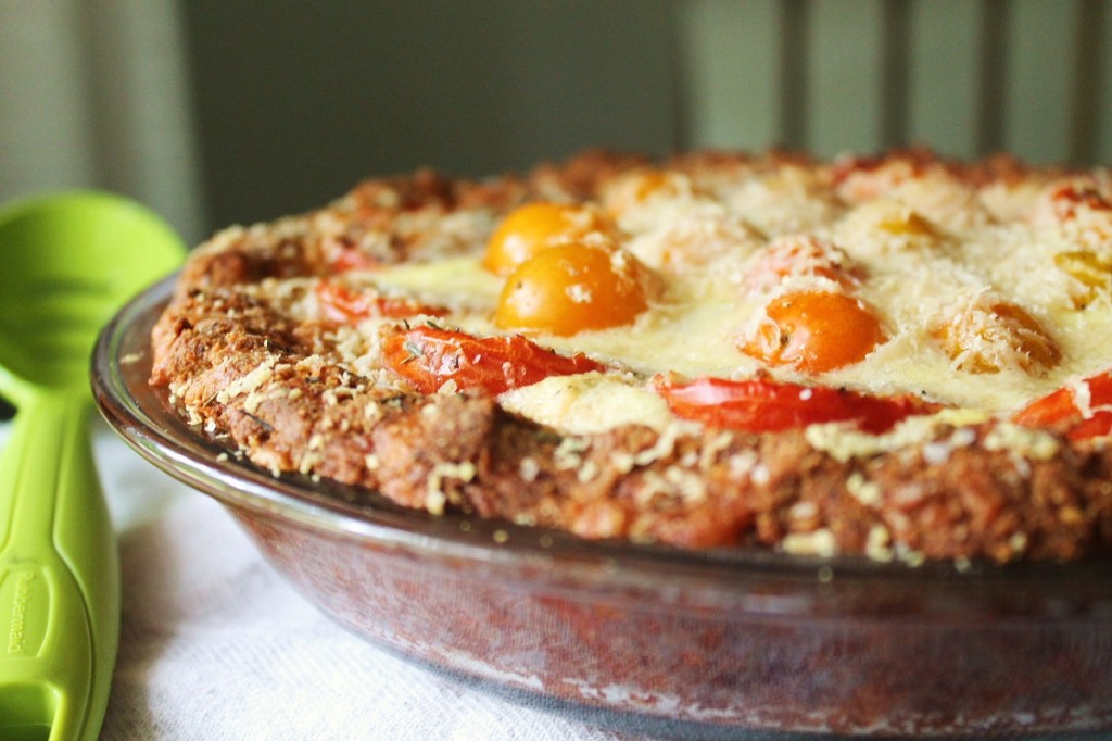 Three Cheese Tomato Pie | GlutenFreeFix